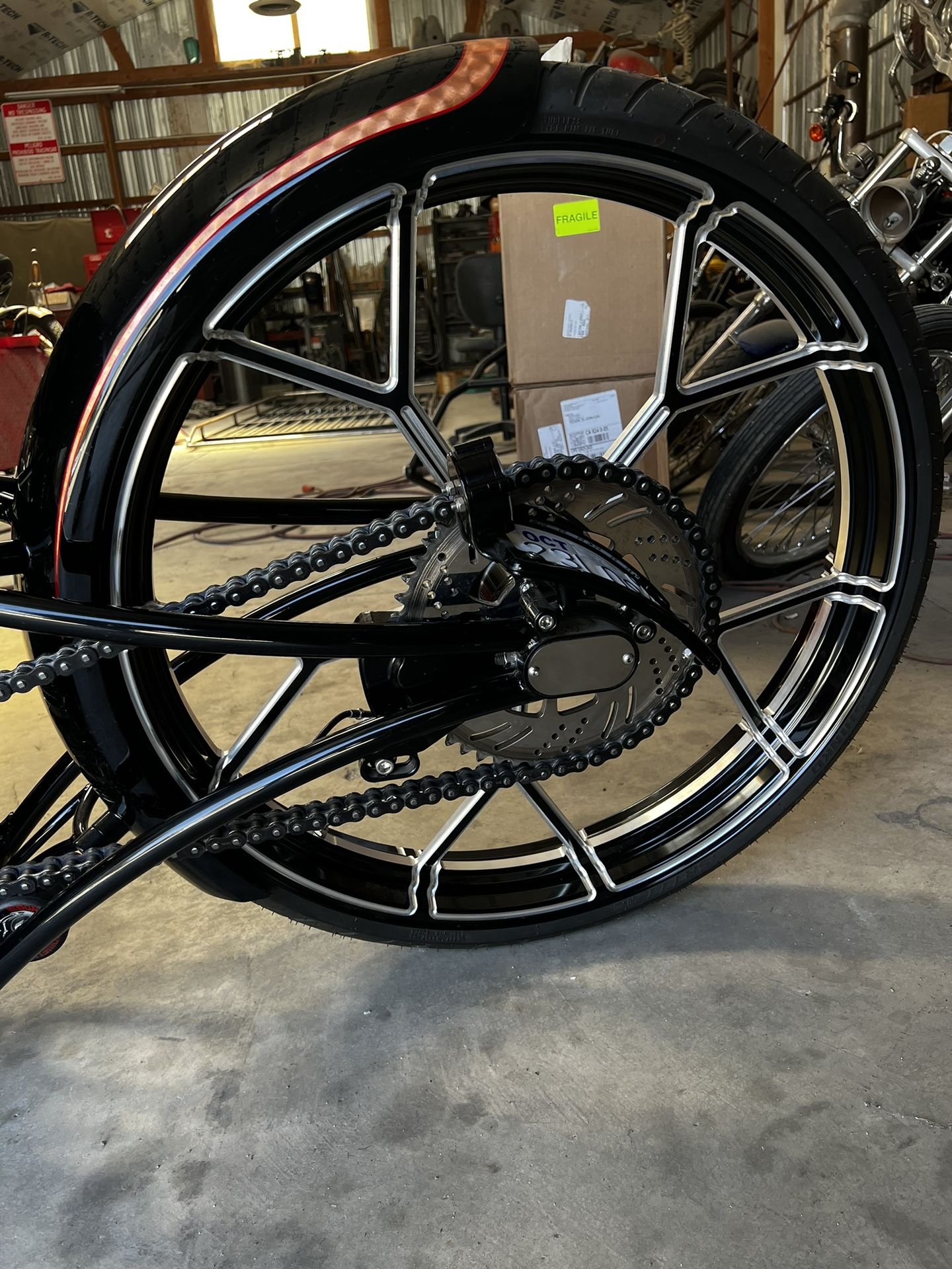 Custom Big Wheel Harley Chopper for Sale in Oak Glen, CA - OfferUp