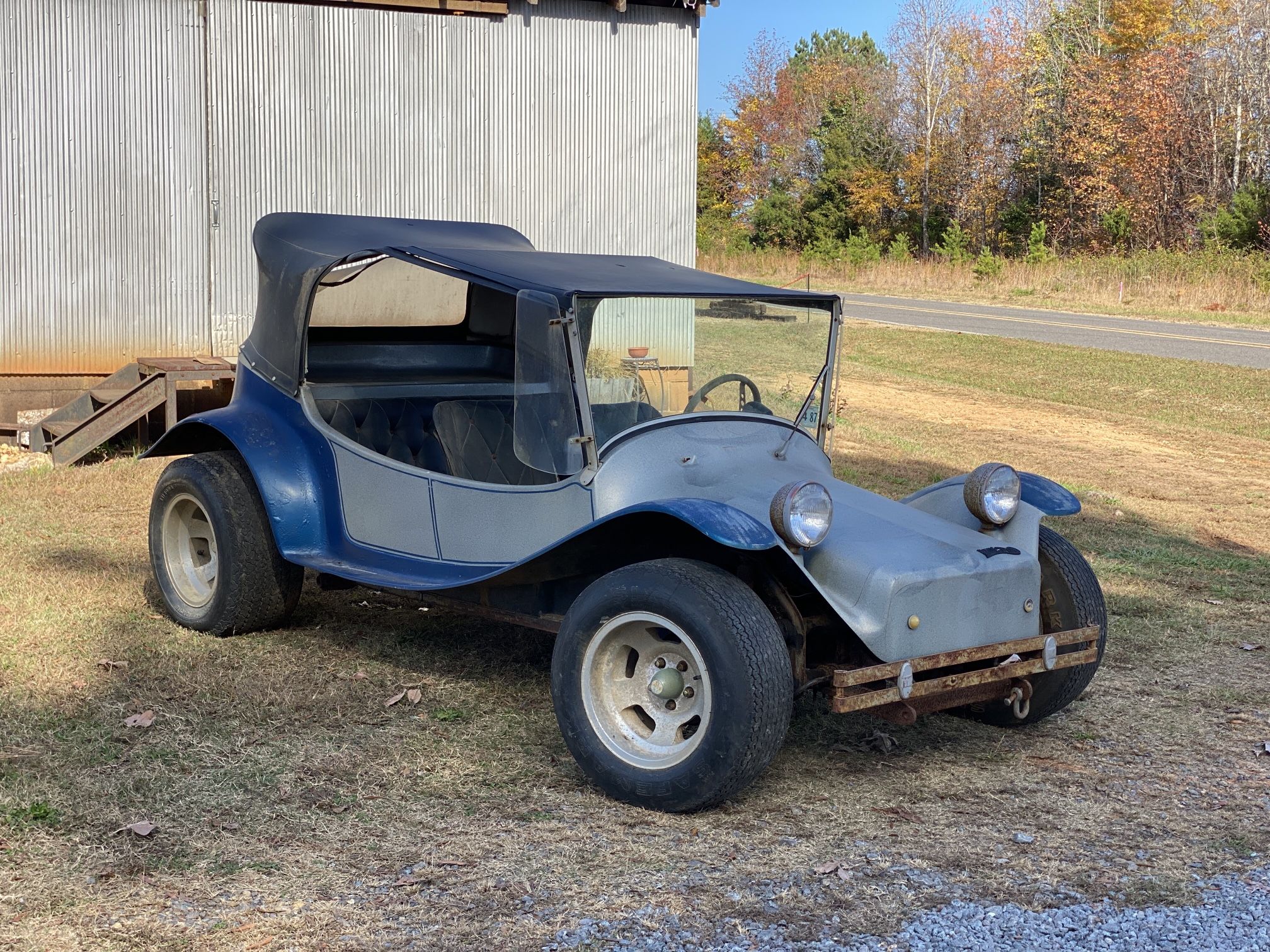 Very Cool Rare Barn Find 1967 Vw Berry Mini T 4 4 Seat Dune Buggy