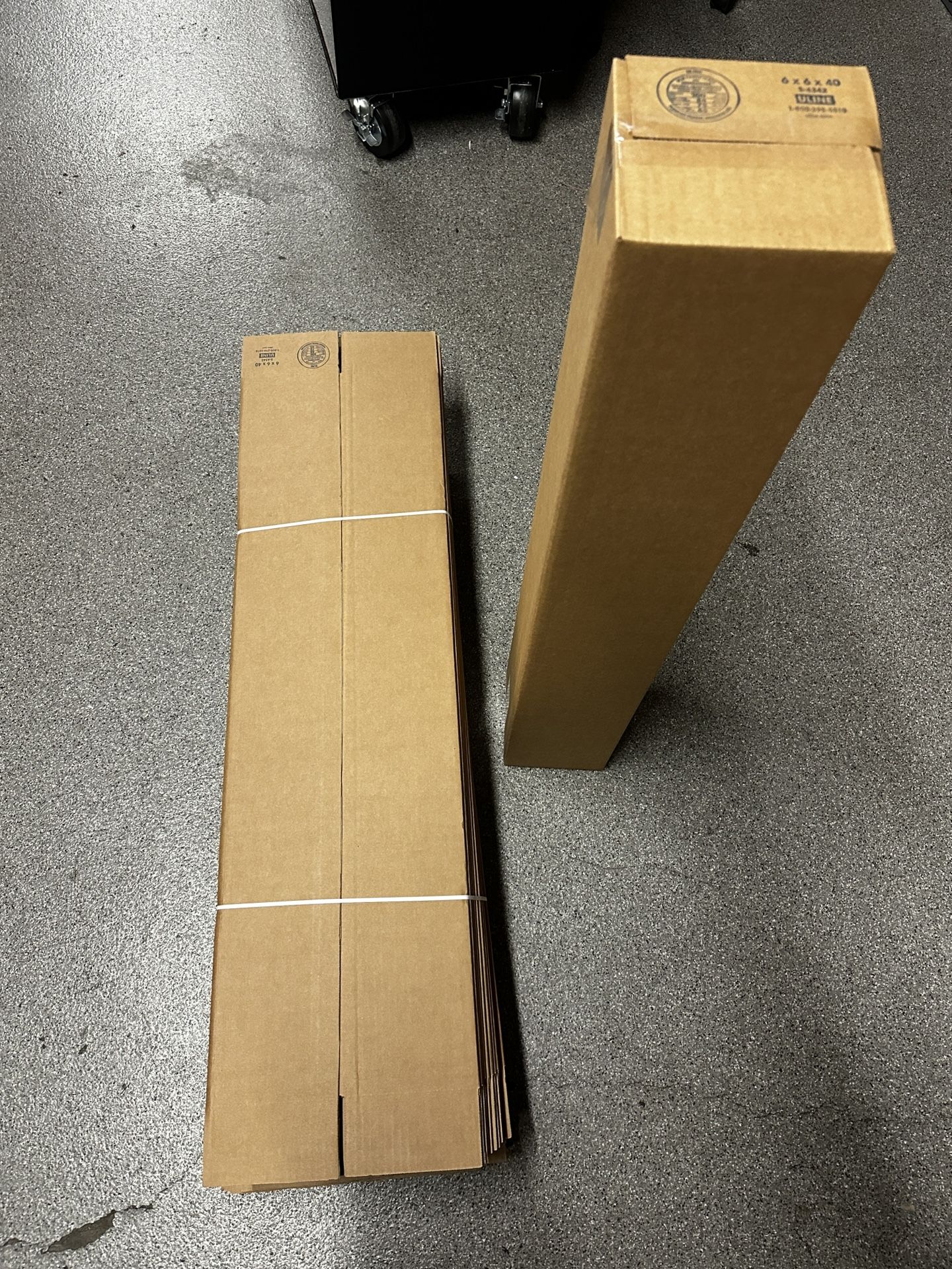 ULINE 6 x 6 x 40" Tall Corrugated Boxes 25 pcs for Sale in Westminster ...