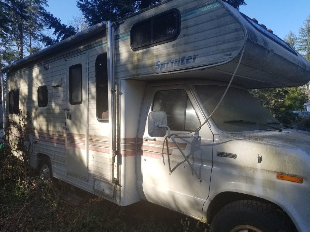 1990 E 350 sprinter motorhome for Sale in Yelm, WA - OfferUp
