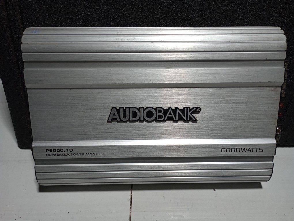 AUDIOBANK P6000.1D MONOBLOCK 6000WATT AMP for Sale in North Highlands, CA - OfferUp