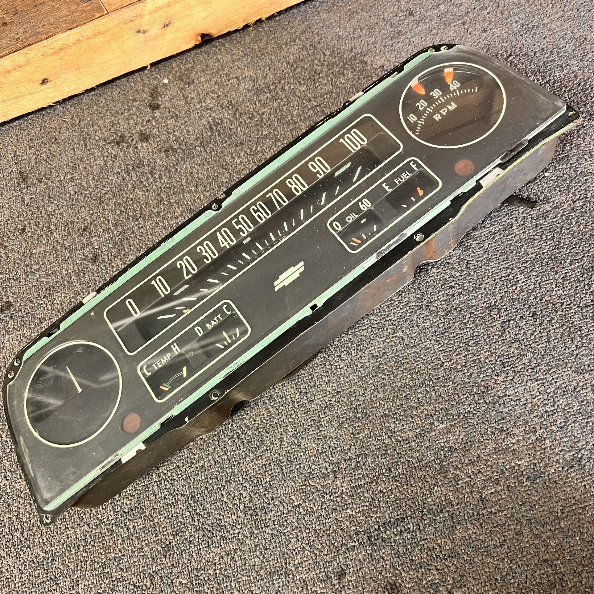 64-66 C10 Gauge Instrument Cluster Speedometer Tachometer for Sale in ...