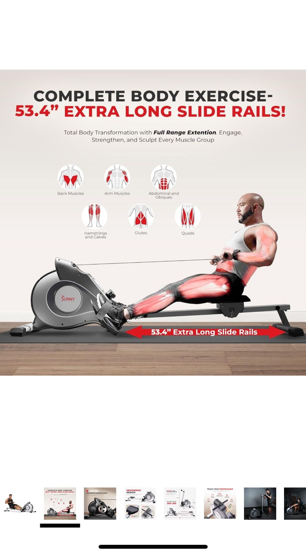 Sunny Rowing Machine for Sale in San Diego, CA - OfferUp