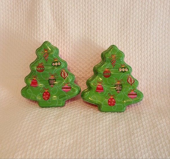 Christmas Tree Shaped Plastic Cookie Candy Tins for Sale in Brandon, FL ...