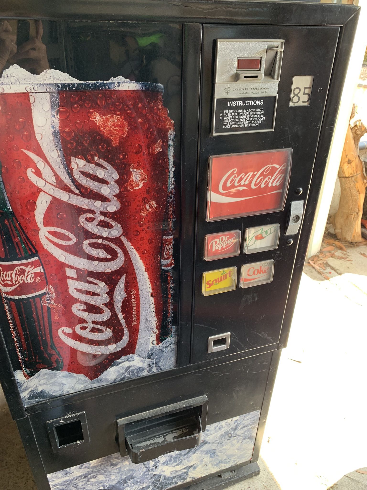 Coca Cola Vending Machine Buttons