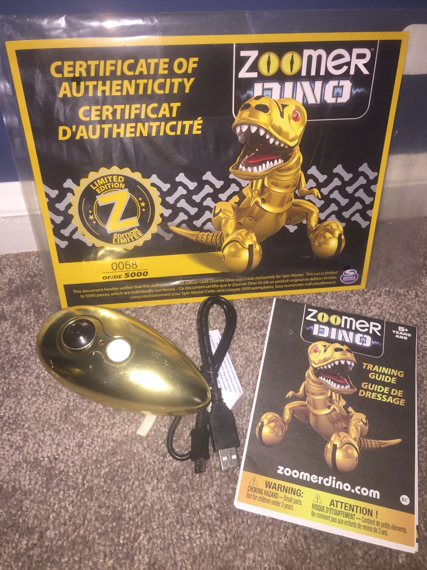 Zoomer Dino Gold