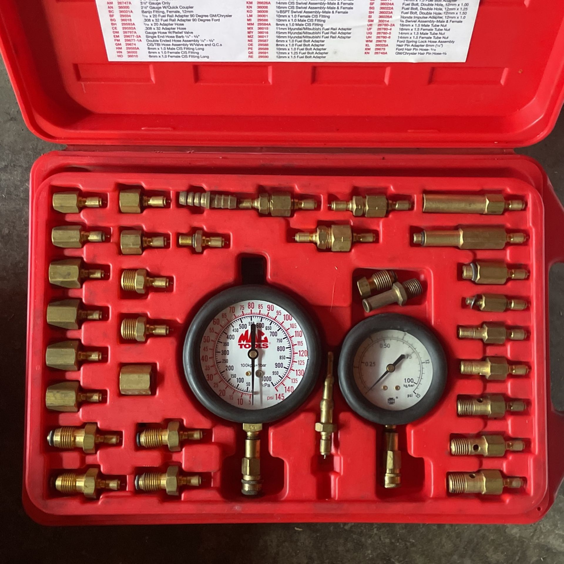 Mac Tools Master Fuel Injection Set FIT1200MS for Sale in Simi Valley ...