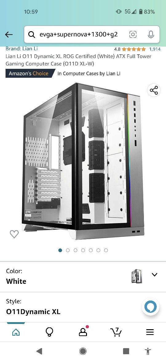 Lian Li 011 Dynamic XL White Computer Case for Sale in Miami, FL - OfferUp