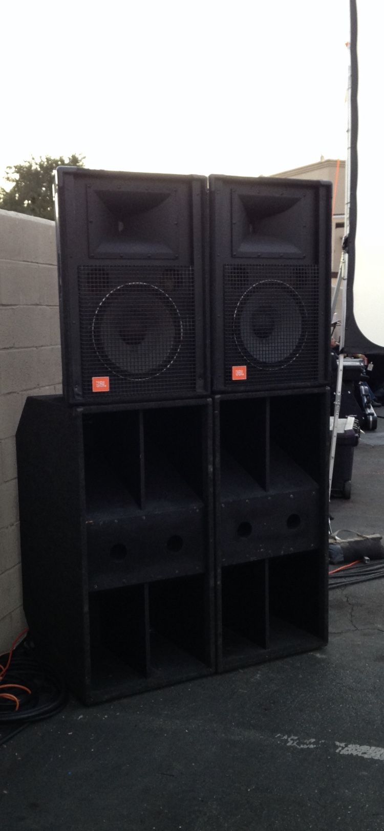 Custom built X1B W-Bins.- JBL Subwoofers (PAIR) for Sale in Montebello ...