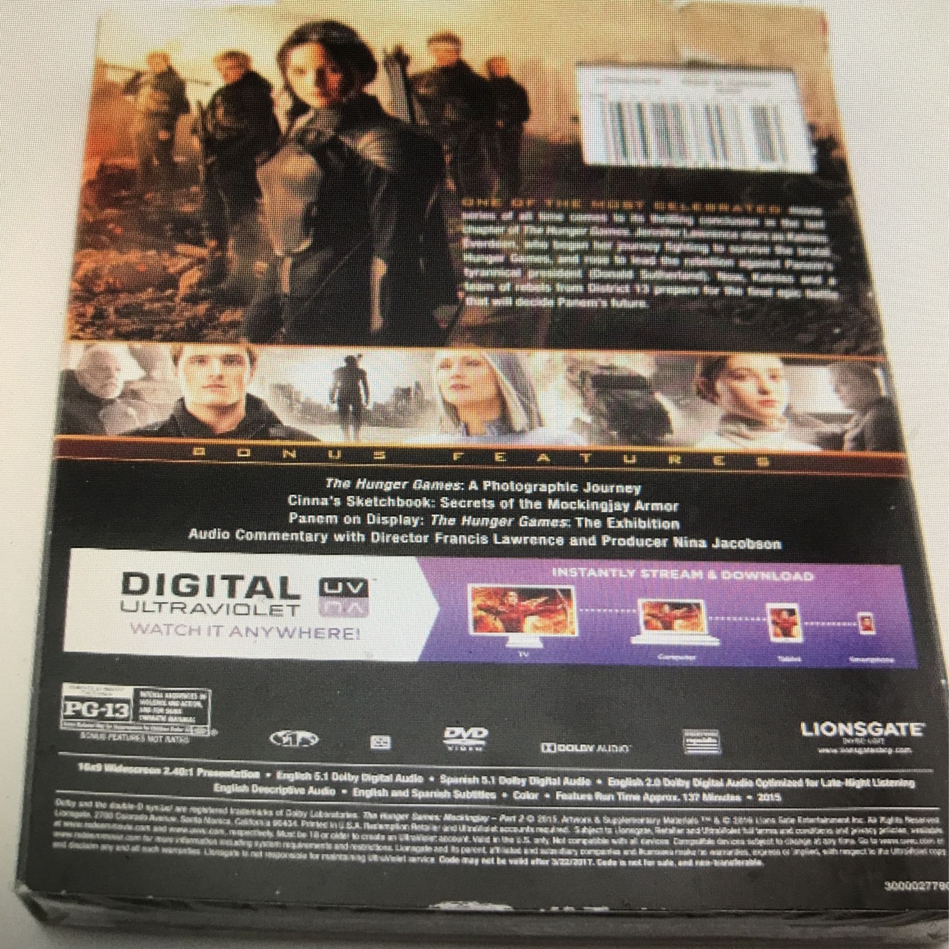 Hunger Games Dvd Label