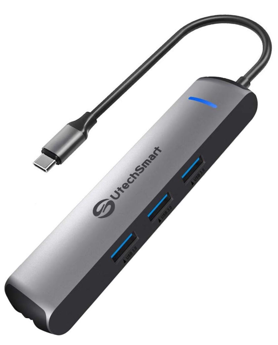 Brand-new USB C Hub, UtechSmart 6 in 1 USB C to HDMI Adapter with 1000M ...