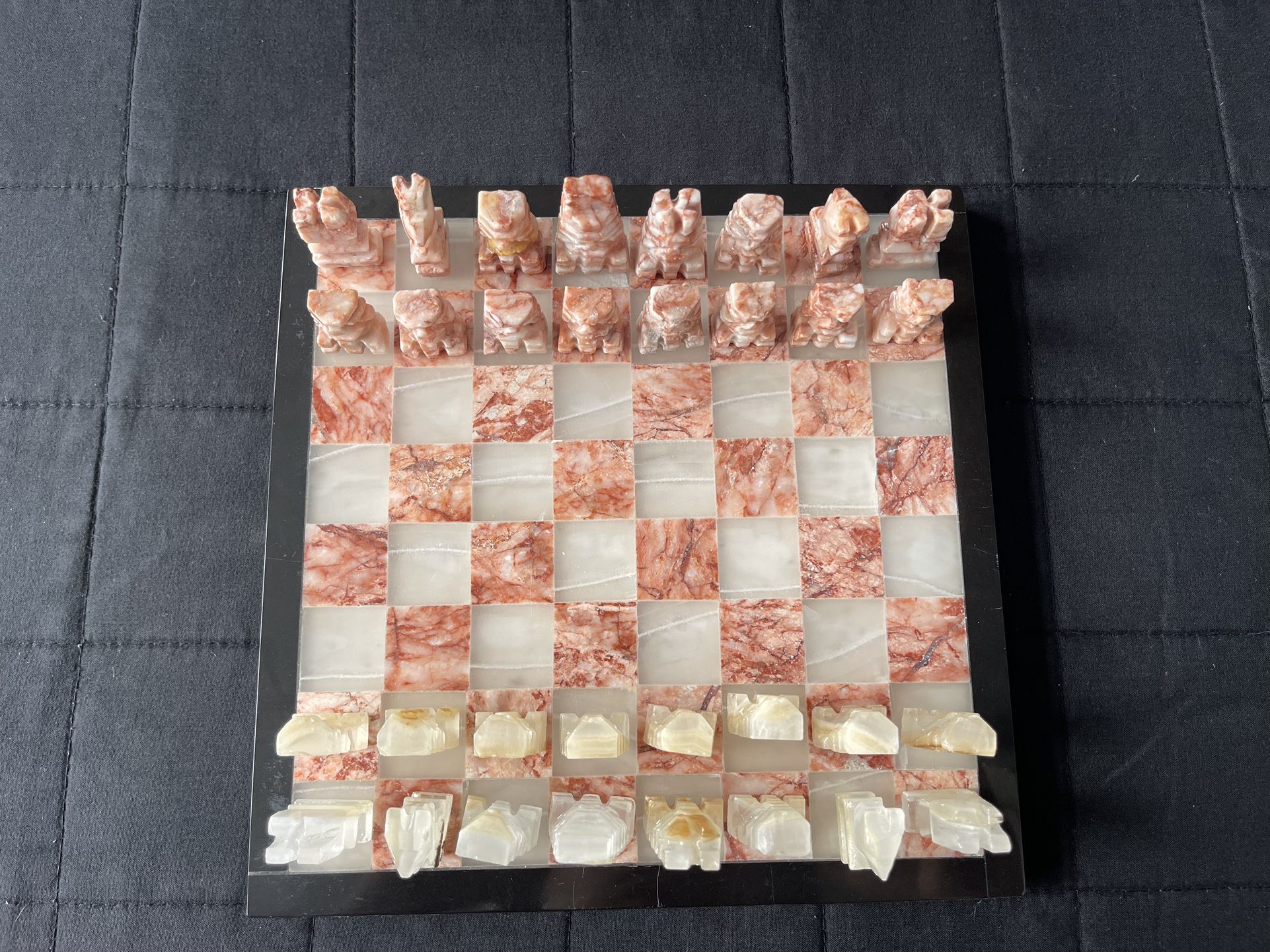 Aztec Marble Chess Set