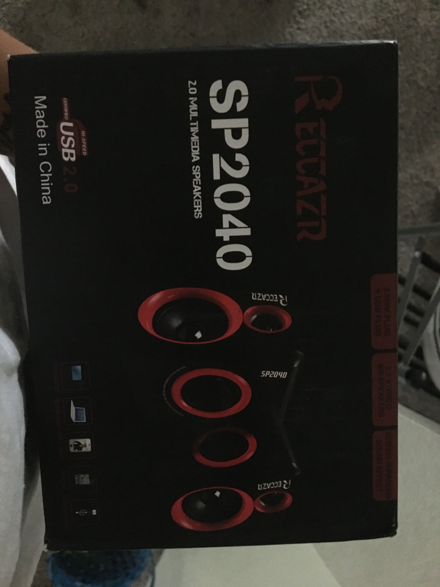 Brand new PC Computer Speakers, Reccazr SP2040 USB-Powered Multimedia ...