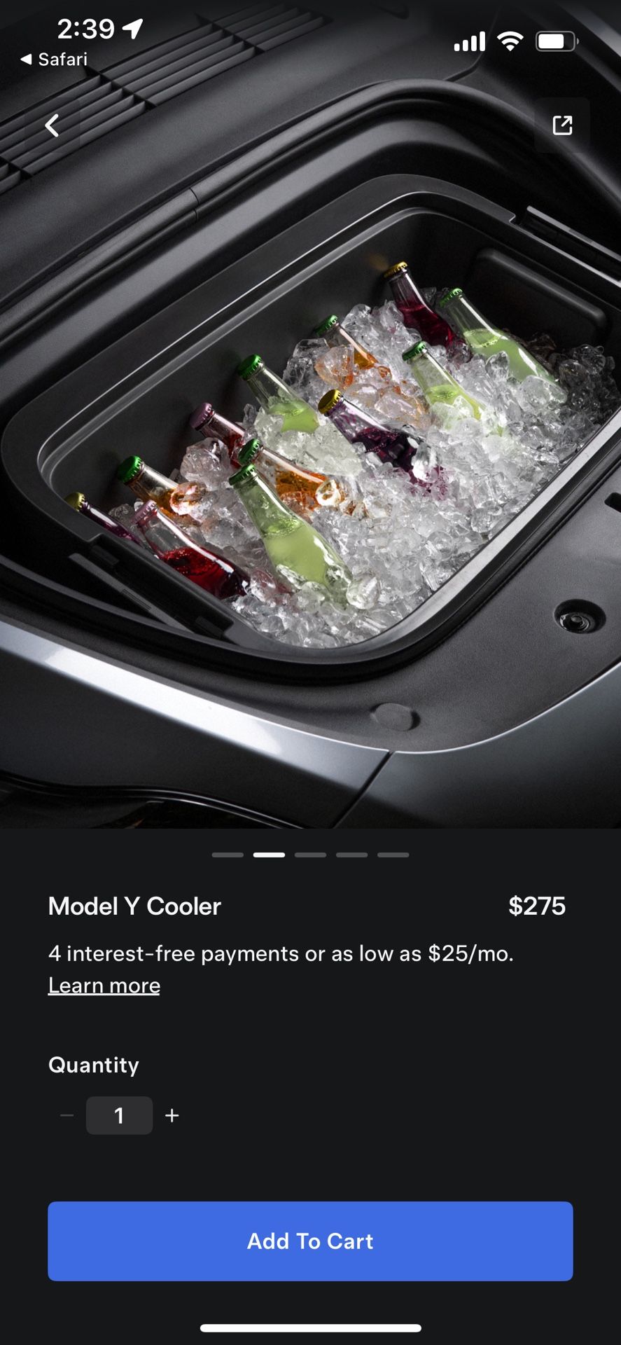 Tesla Model Y Frunk Cooler for Sale in San Marcos, CA - OfferUp