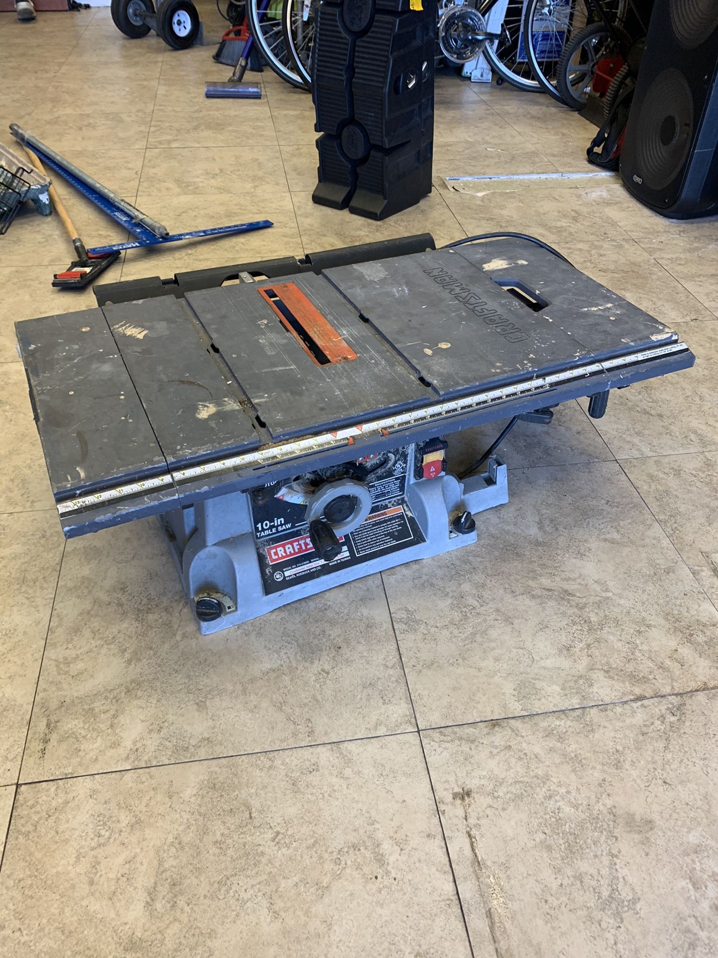 Craftsman 10” Table Saw Mod#315.218050 W/ Stand for Sale in Tampa, FL - OfferUp