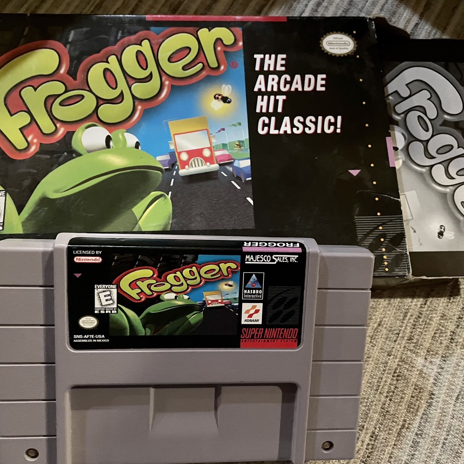 Frogger Box Art