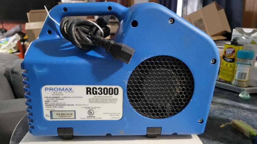 Promax RG3000 Refrigerant Recovery Machine for Sale in Seffner, FL ...