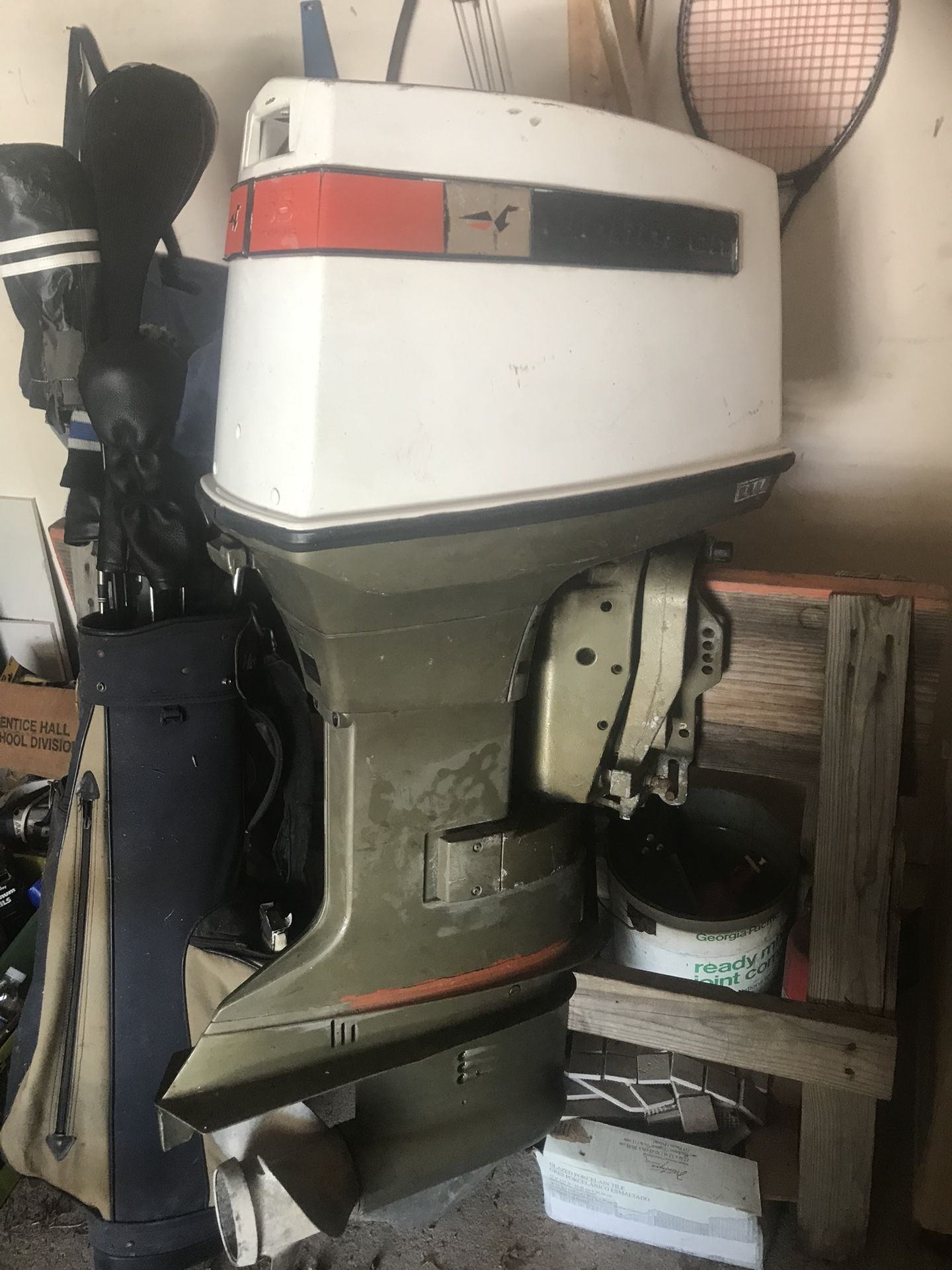 65 hp Johnson long shift, remote shift, electric start electric trim ...