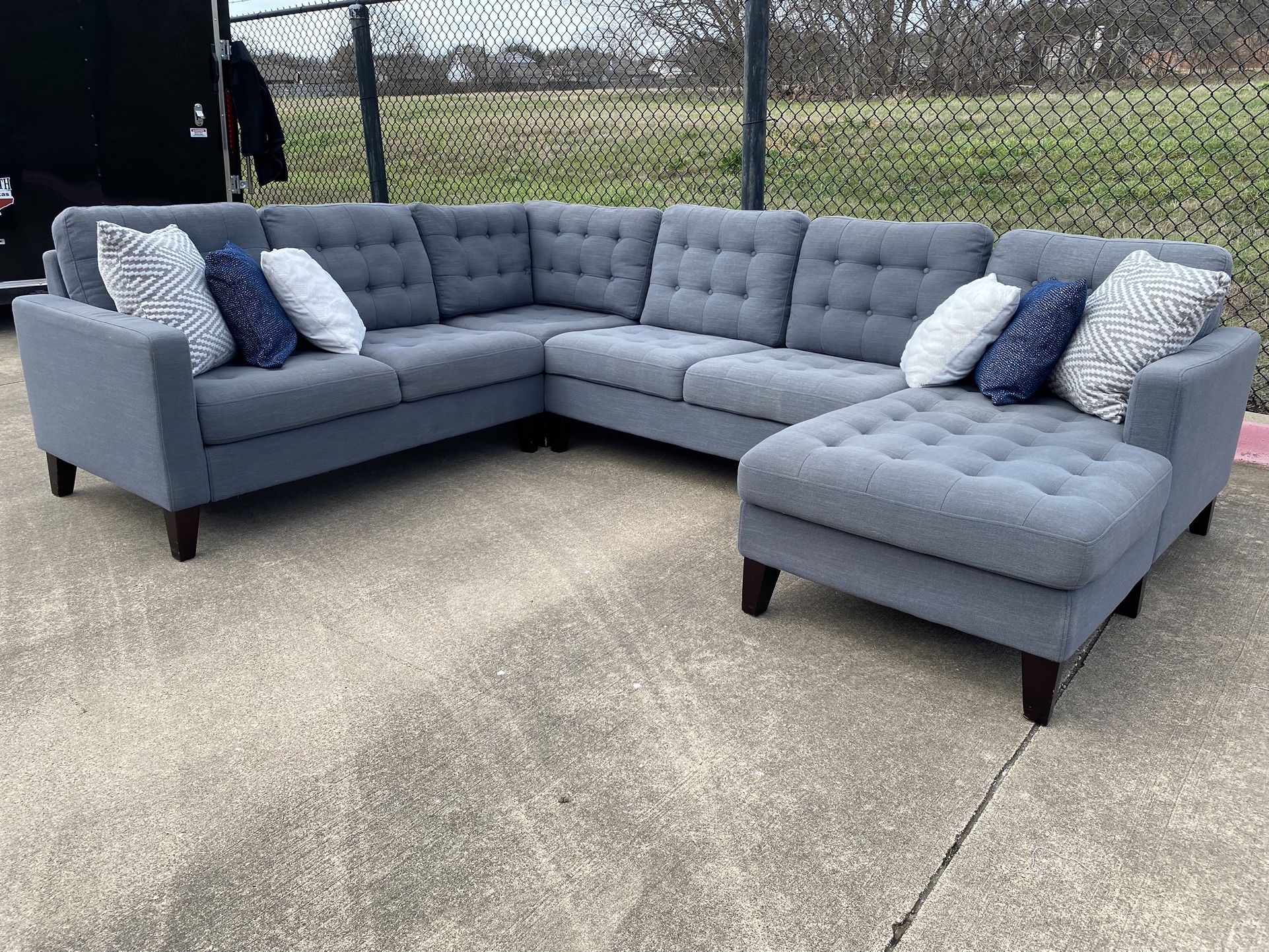 Pier 1 Imports Sectional Sofa FREE Delivery Available for Sale in ...
