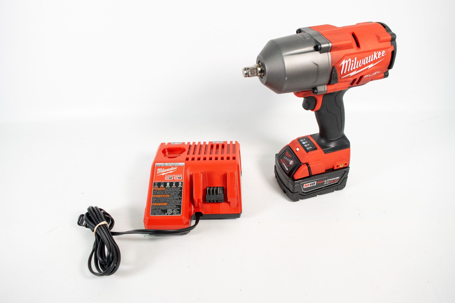 Milwaukee 2767-20 M18 FUEL 1/2” High Torque Impact Wrench with Friction ...