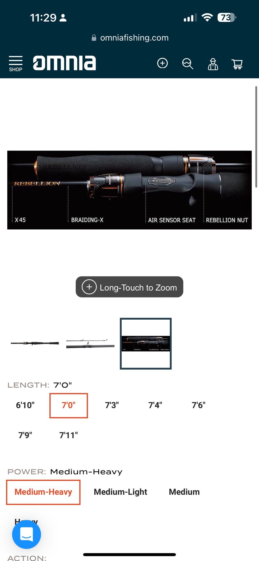 Daiwa Rebellion 722MHFB for Sale in La Mesa, CA - OfferUp