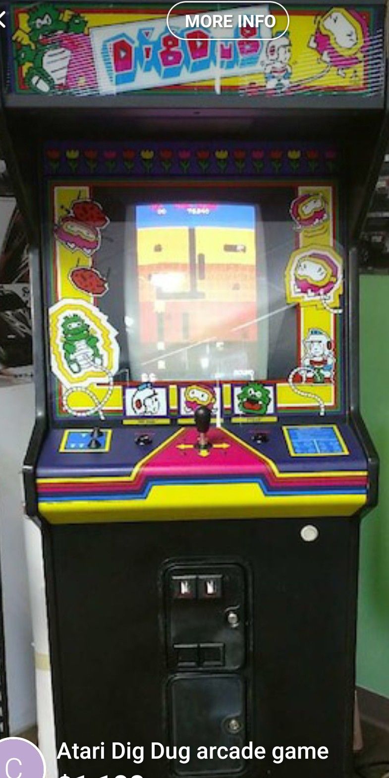 Dig Dug Arcade Game