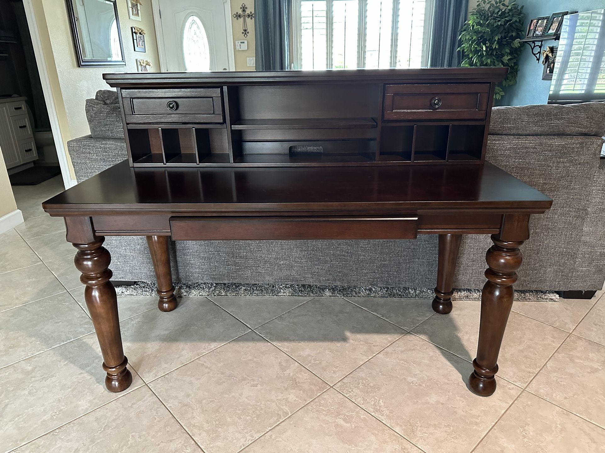 Dark Wood Desk for Sale in Boynton Beach, FL - OfferUp