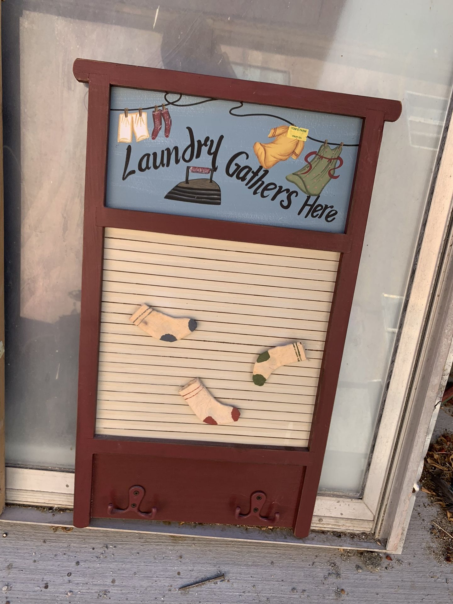Laundry Washboard Decoration Sign for Sale in Palmdale, CA - OfferUp