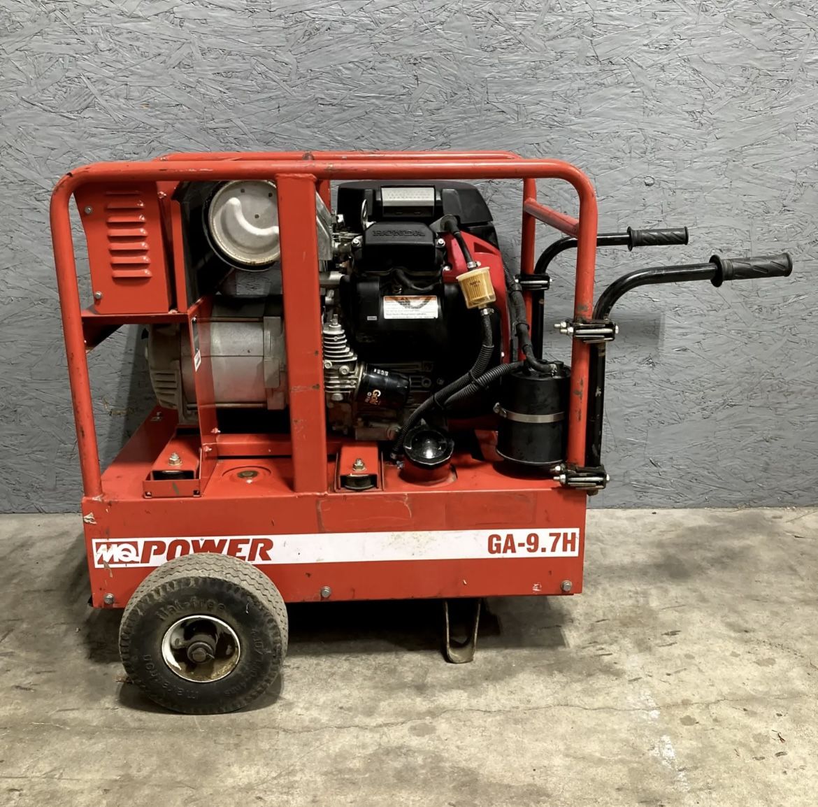 Multiquip GA-9.7H Mobile Generator Honda GX630 Engine 9700 Watts MQ ...