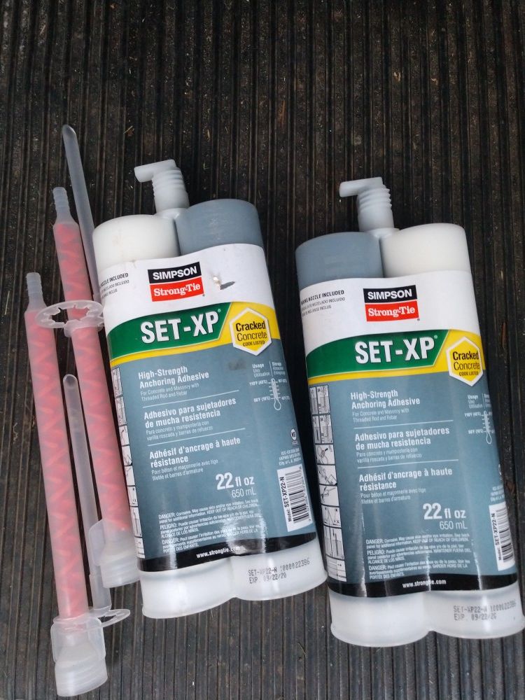 Simpson SET XP epoxy NEW for Sale in Bellevue, WA - OfferUp