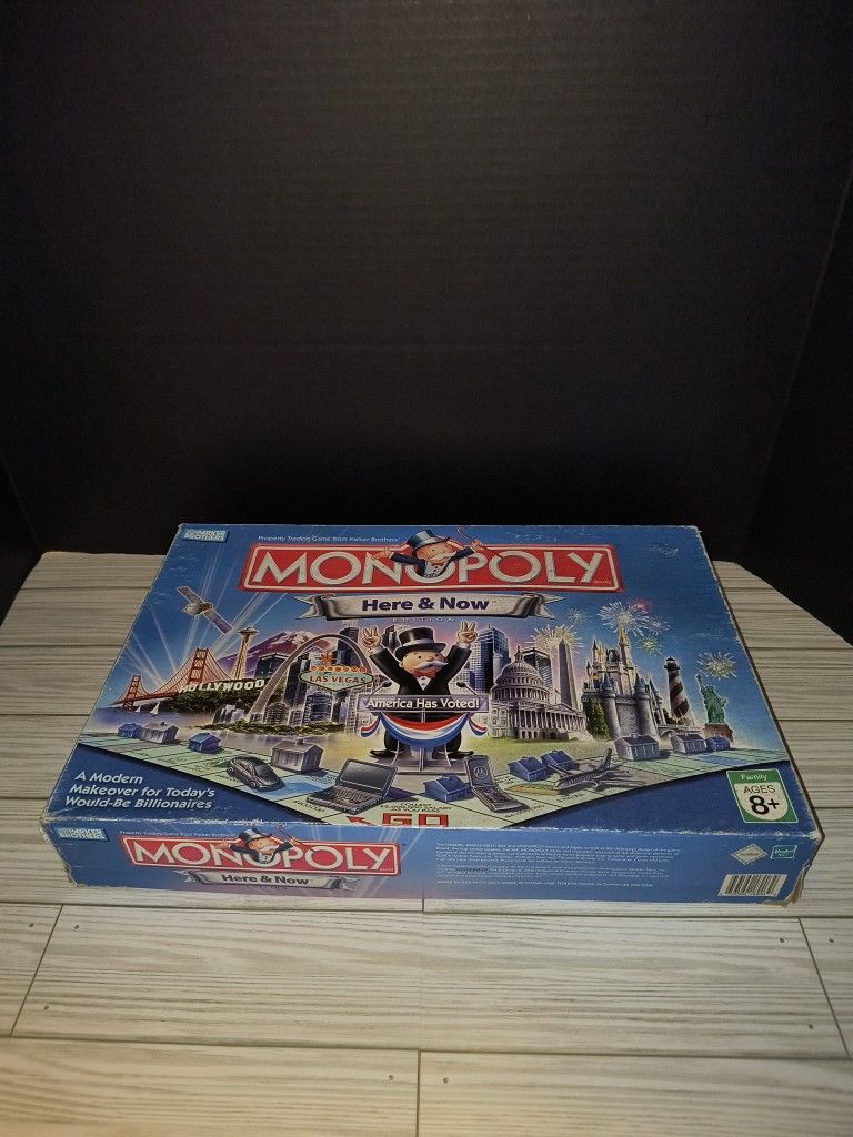 Monopoly Here and Now Edition 2006 Parker Brothers Board Game for Sale ...