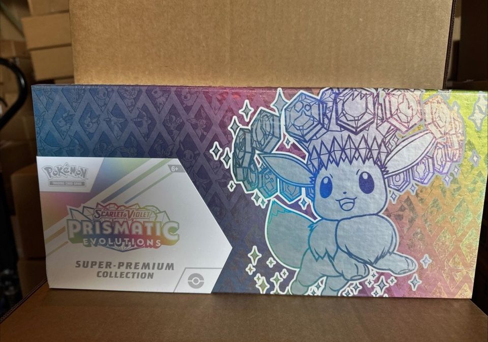 Pokemon Prismatic Evolutions Super Premium Collection Box for Sale in ...