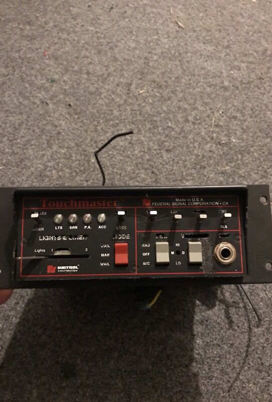 Federal Signal Unitrol Touchmaster TM4 for Sale in Napa, CA - OfferUp