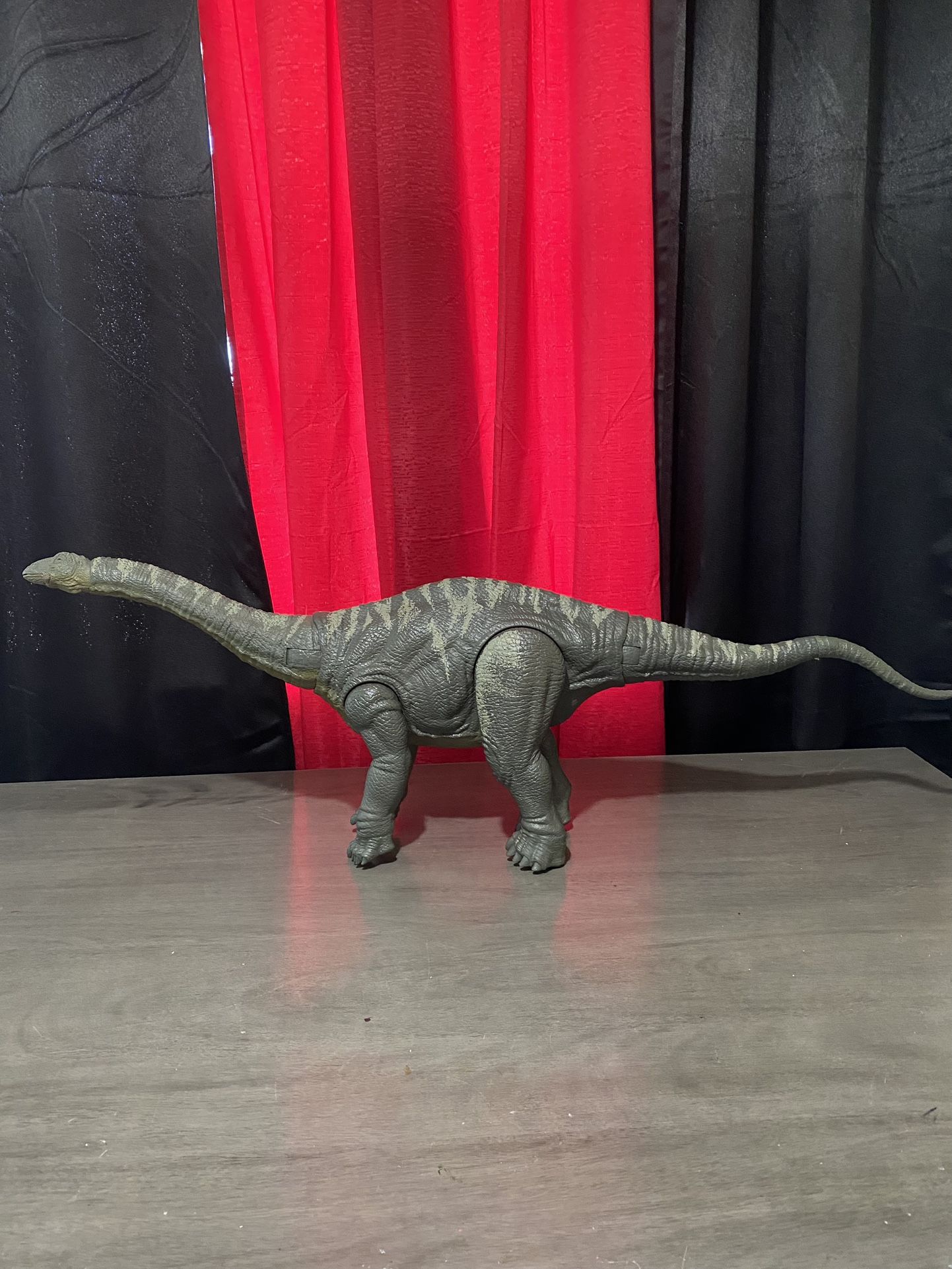 Huge - Large Plastic Brachiosaurus Dinosaur Toy Flexible Adjustable ...