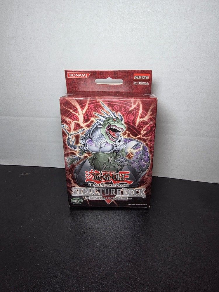 Yugioh Dinosaur's Rage 1st Edition Structure Deck Factory Sealed ...