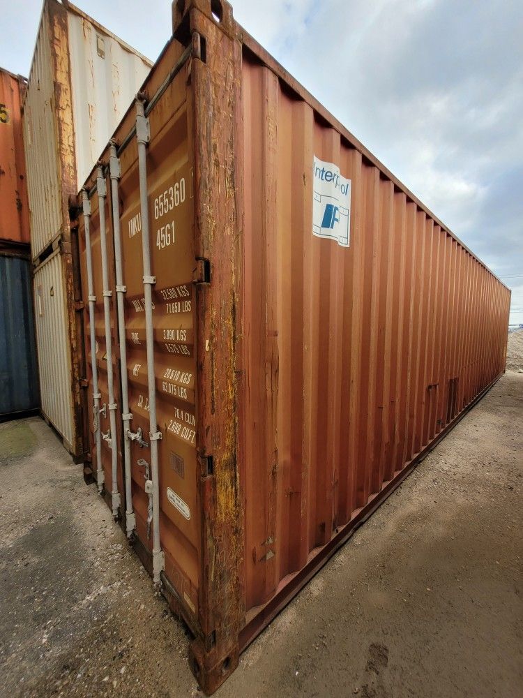 40HC Wind and Water Tight Shipping Containers For Sale for Sale in ...