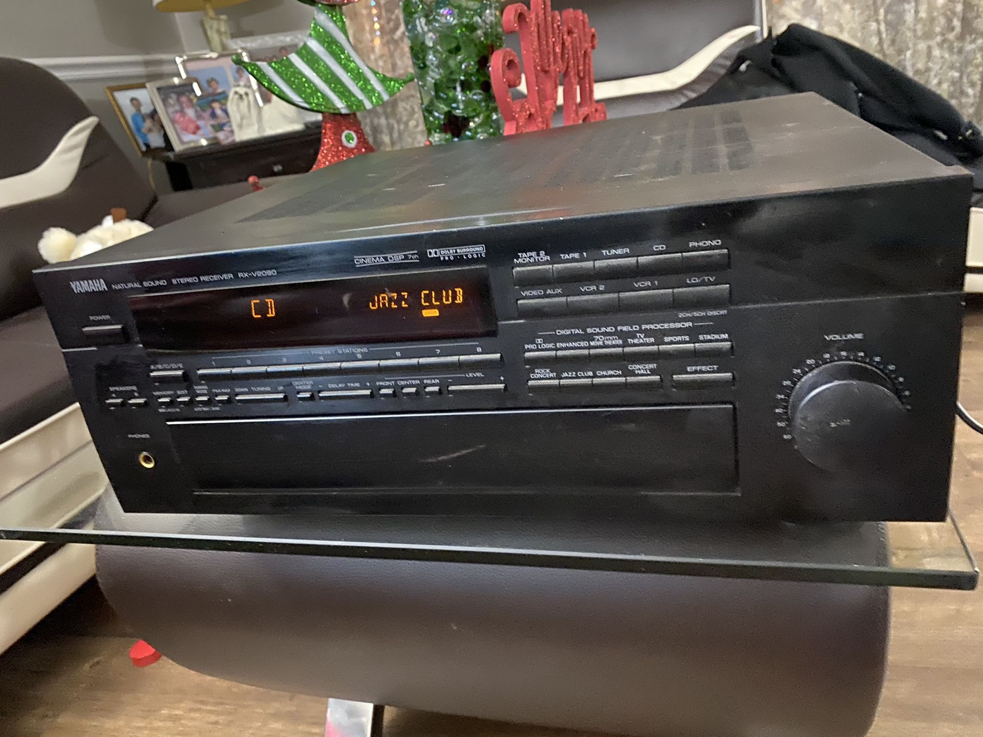 Yamaha RX-V2090 Natural Sound Stereo Receiver 5.1 Audio Video Amplifier ...