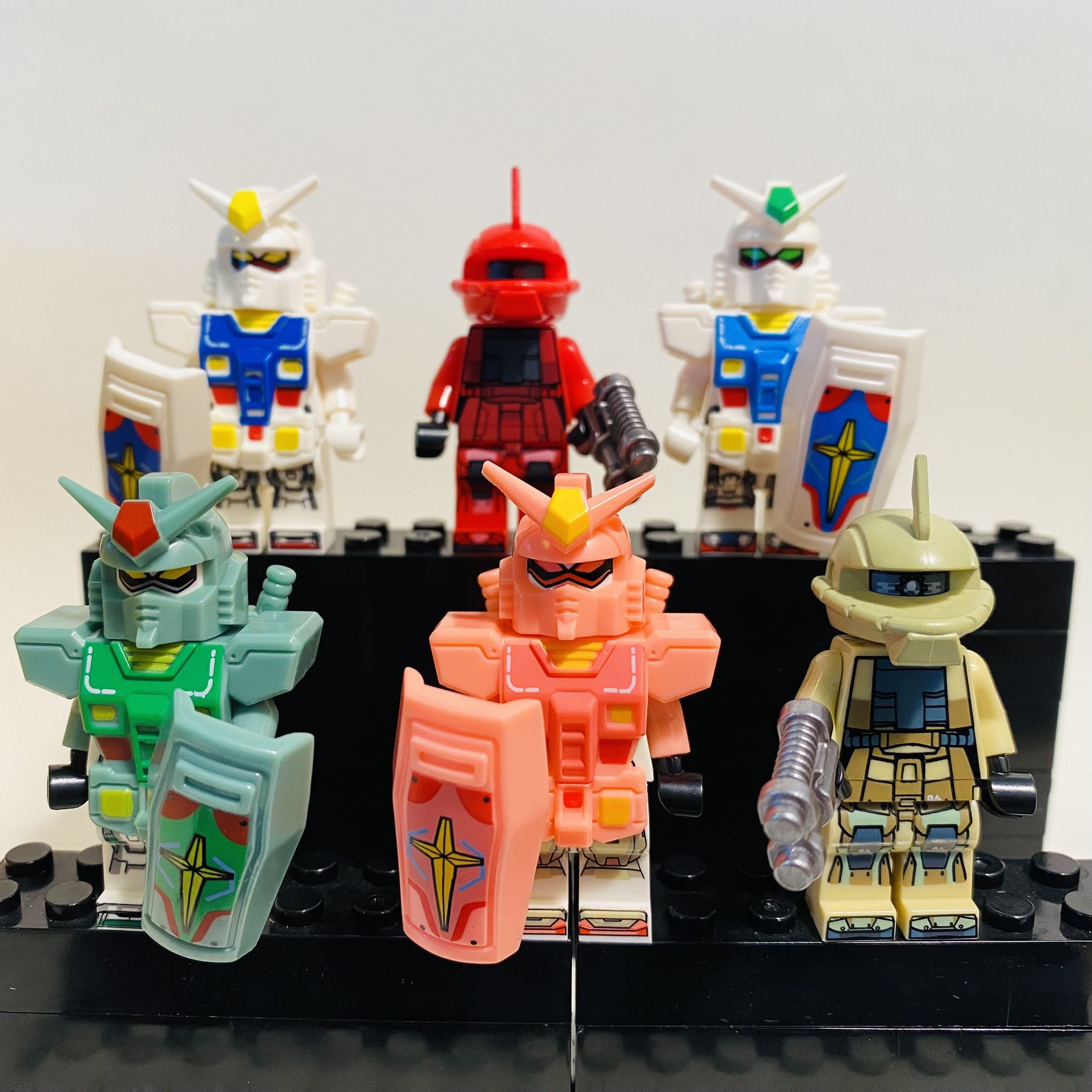 Gundam Anime Collectible Mixed Minifigures | New Custom LEGO Toys for ...