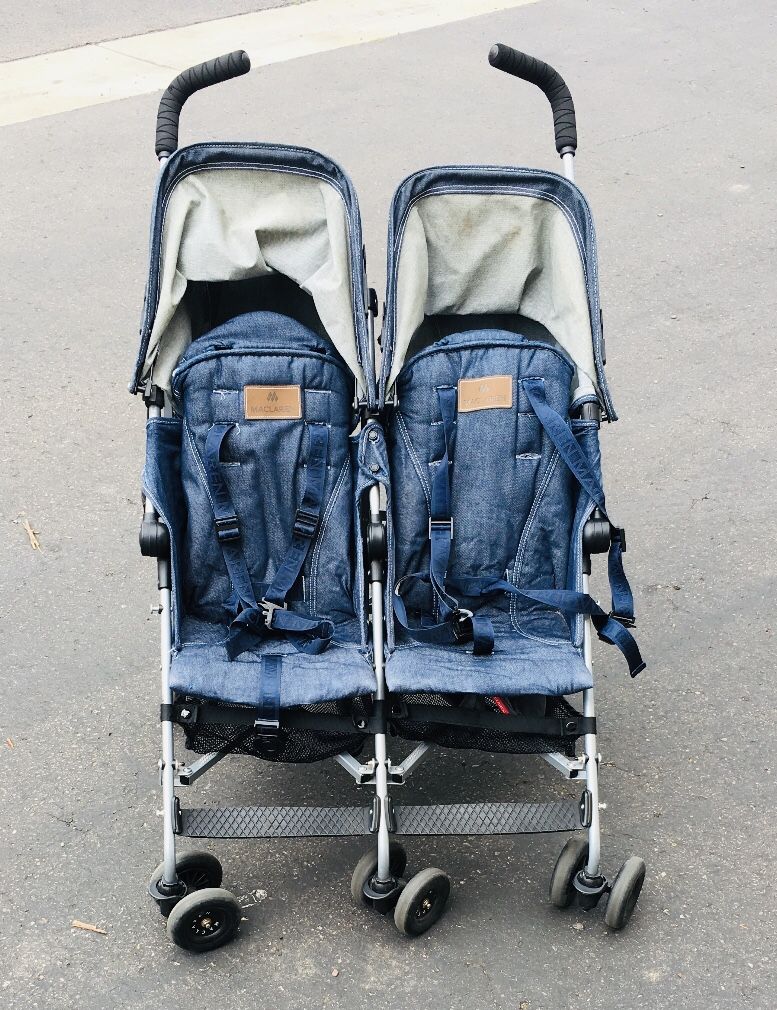 Maclaren Double Stroller - Denim Indigo for Sale in San Diego, CA - OfferUp