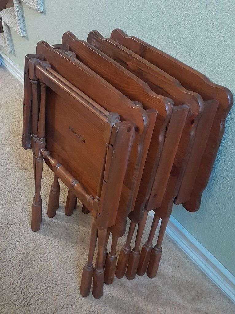 Ethan allen tv trays store