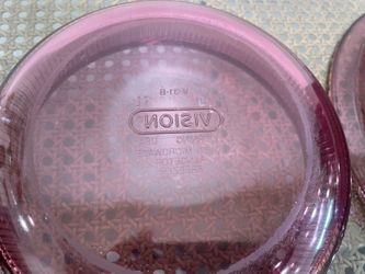 Cranberry Pyrex Visions Crocks And Mixing Bowls for Sale in Phoenix, AZ ...