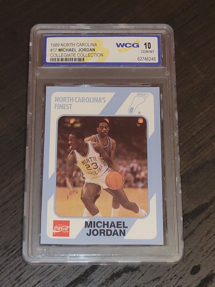 1989-90 Collegiate Collection Michael Jordan #17 GEM MT-10 for Sale in ...