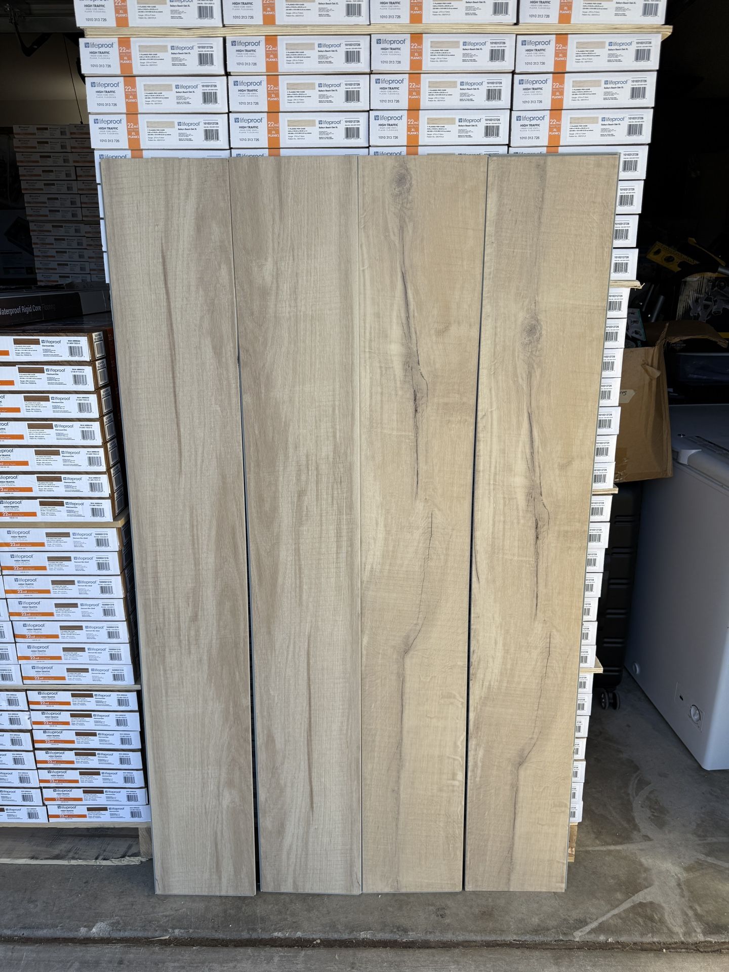 Lifeproof Bailey's Beach Oak 22 MIL x 8.7 in. W x 59 in. L Click Lock ...