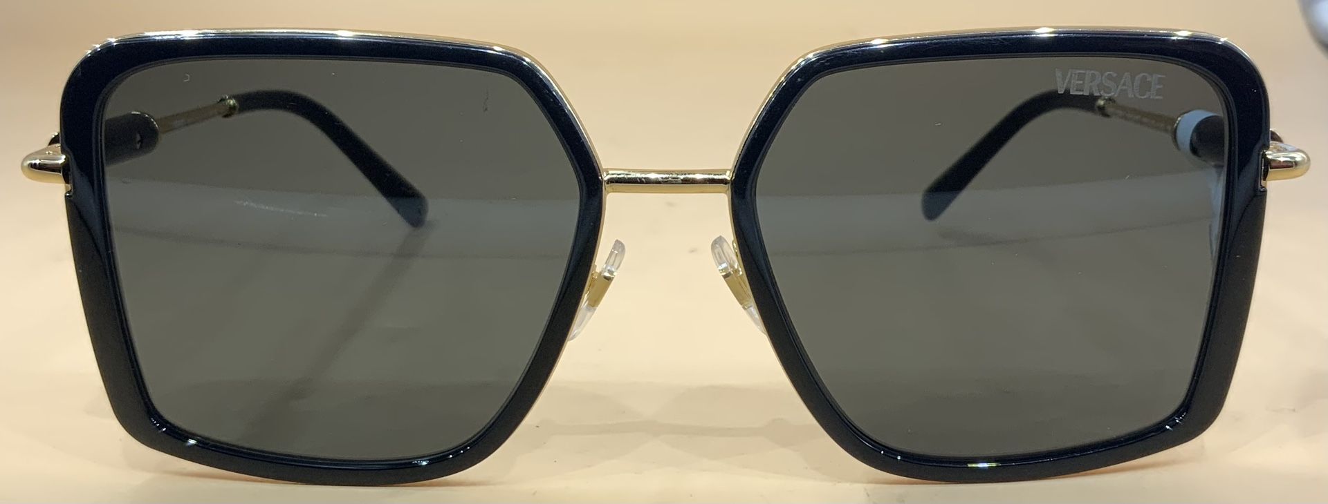 VERSACE VE2261 1002/87 Gold Black/Grey Lens 56-18-140 Womens Designer ...