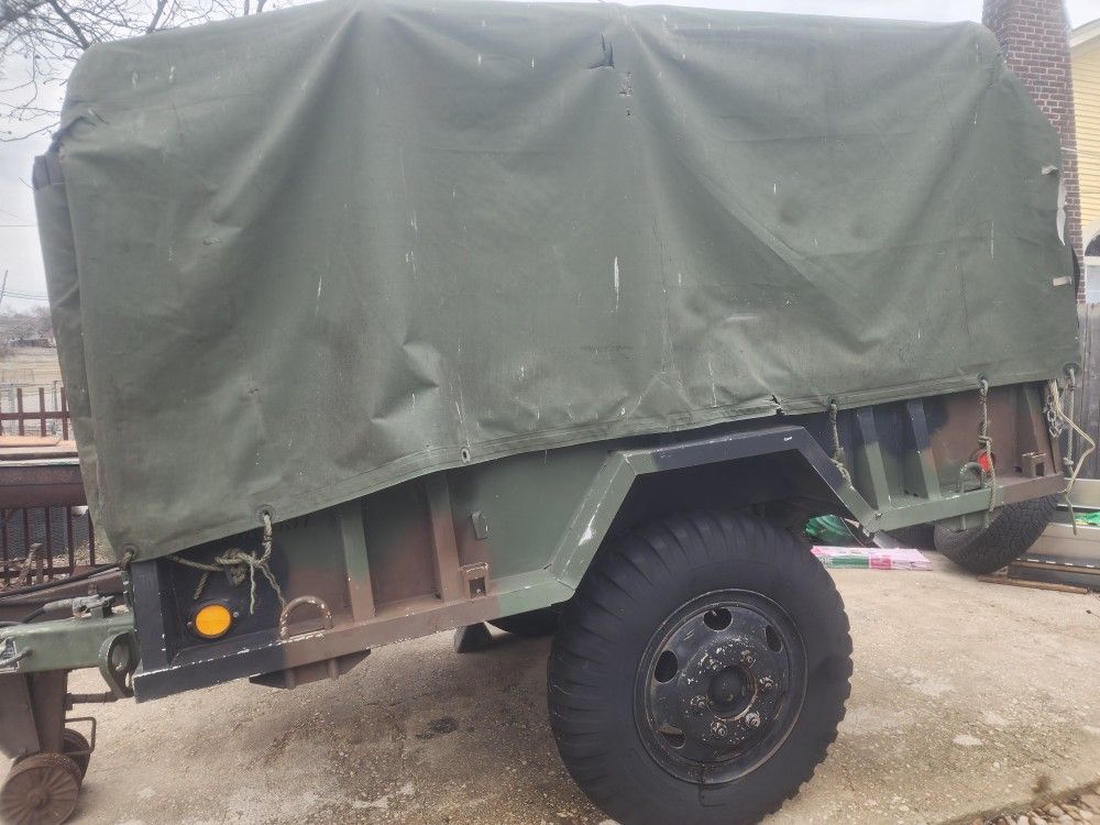 M105A2 USMC Military 1-1/2 Ton Cargo Trailer for Sale in San Antonio ...
