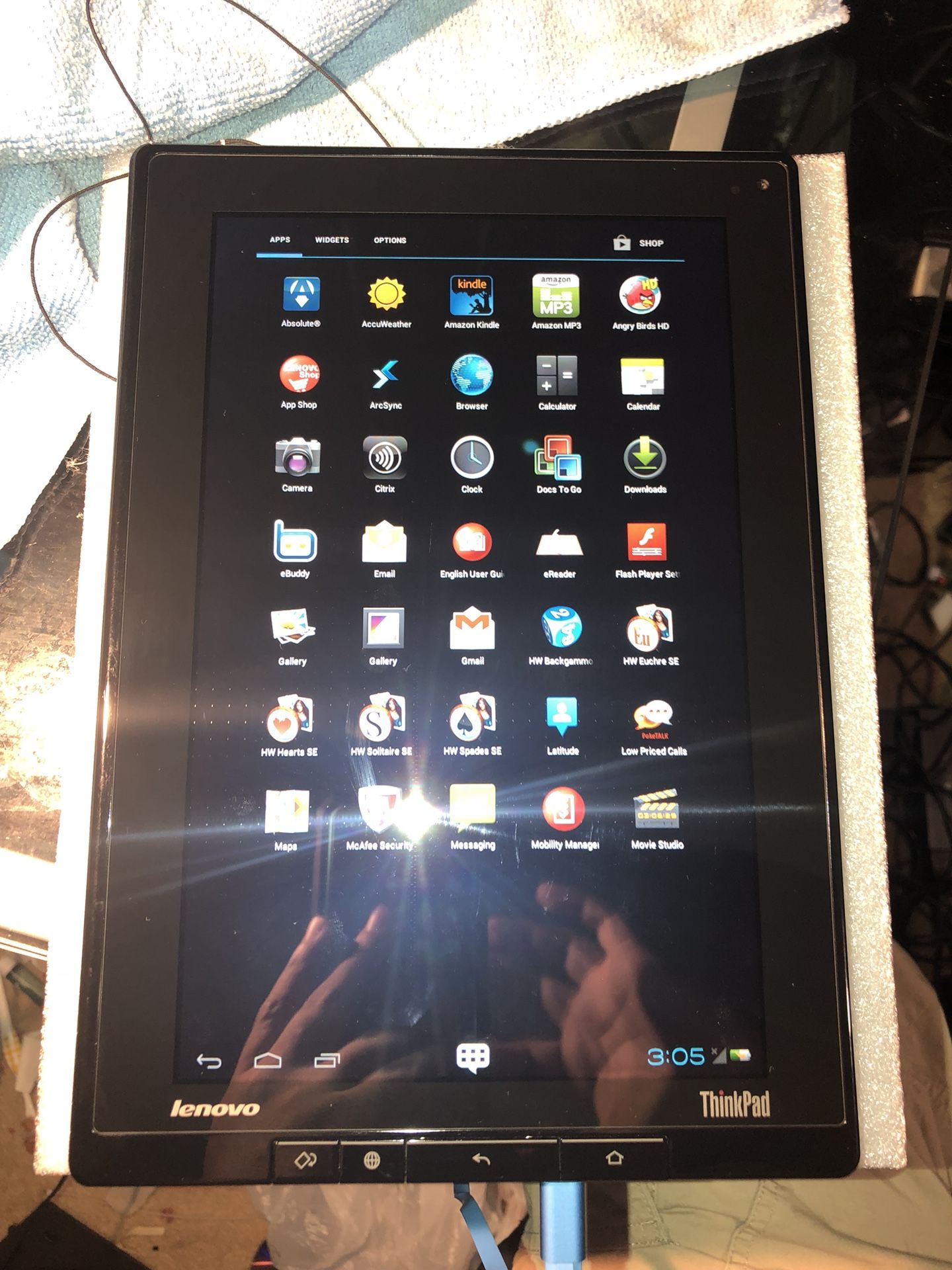 Lenovo Thinkpad Tablet Android