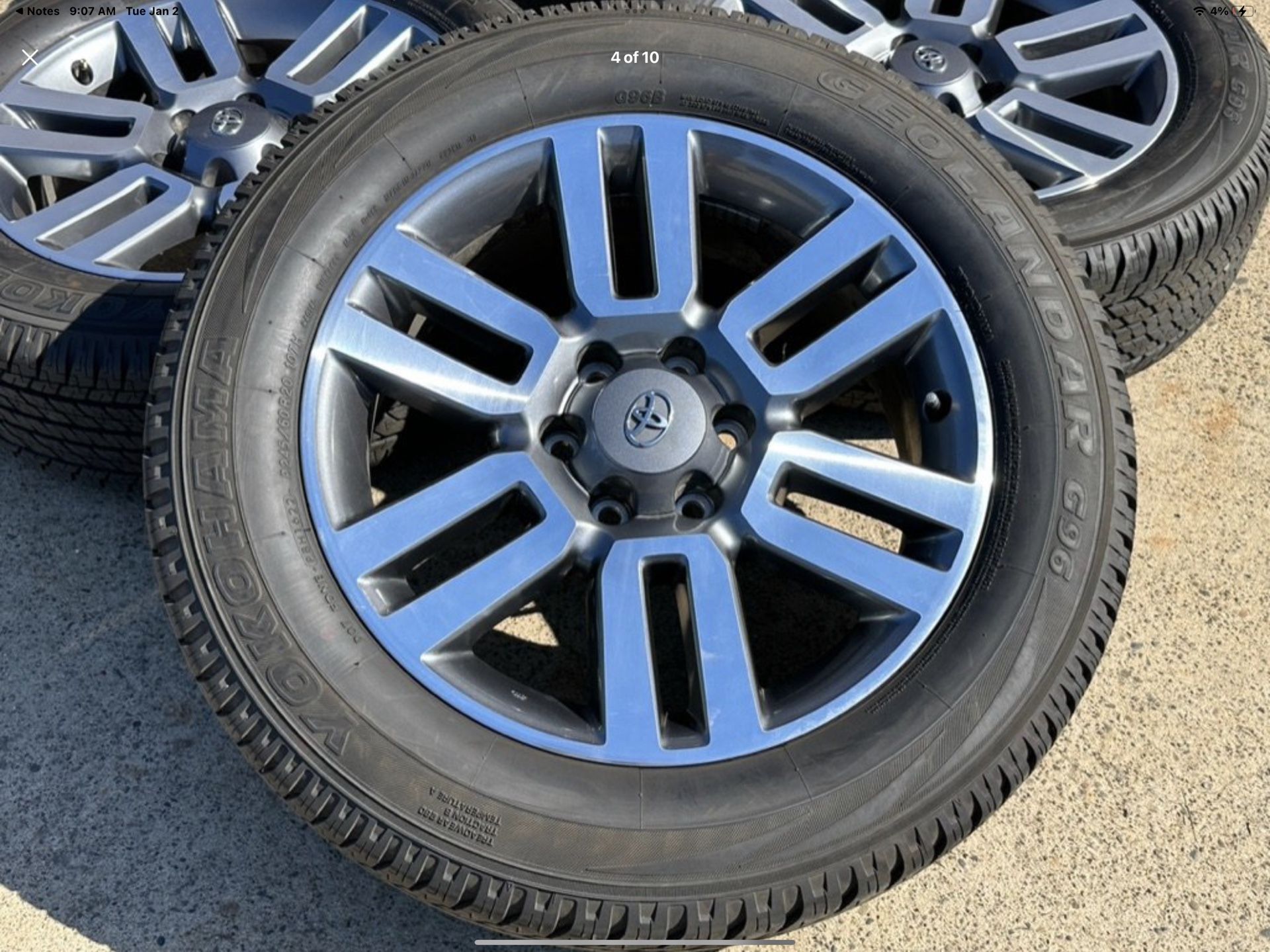 20" 2020 Toyota 4Runner Limited Wheels Tacoma Tundra Sequoia fj ...