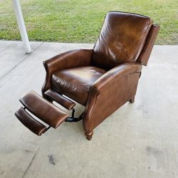 Leeah Leather Pushback Recliner. Single Sofa Leather Sofa for Sale in Bloomington CA OfferUp