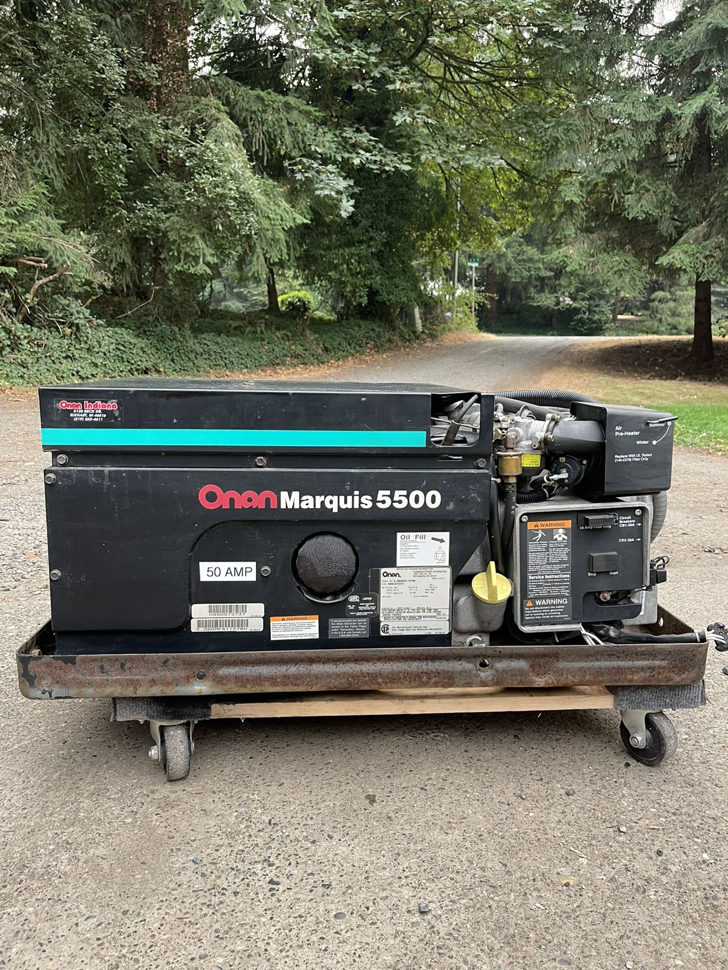 Onan 5.5BGM 5500 Watt Generator Cummins Onan for Sale in Puyallup, WA ...