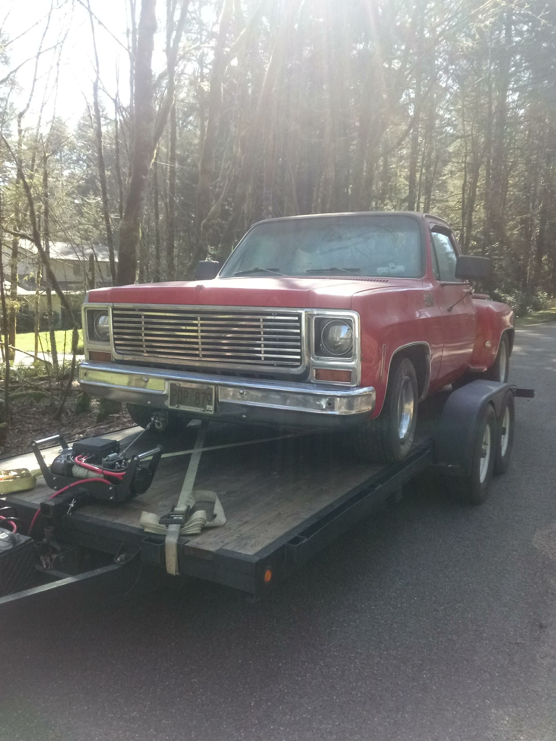 Mini dually 1975 short bed stepside for trade for 4x4 Chevy for Sale in ...